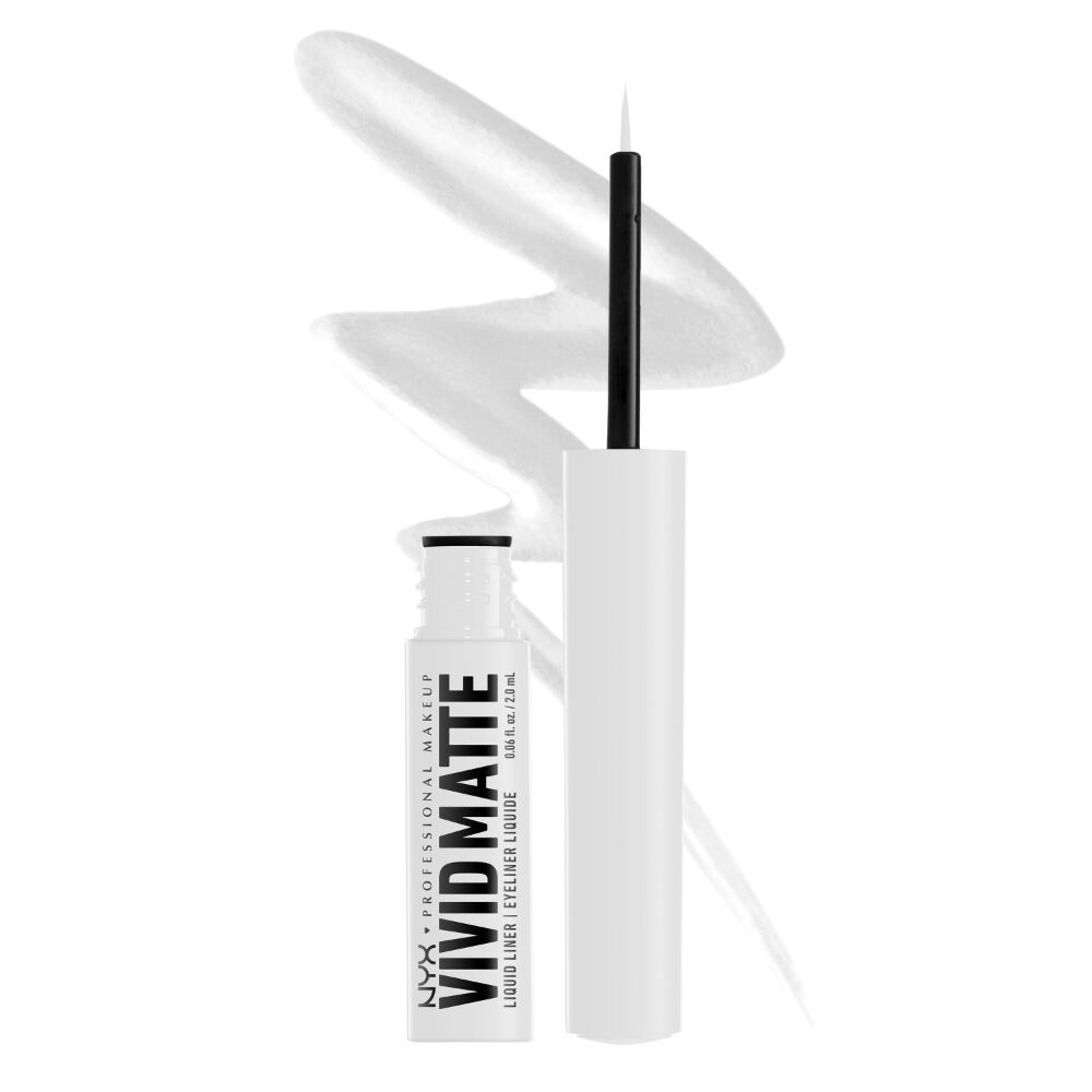 VIVID MATTE LIQUID LINER - WHITE | NYX Professional Makeup